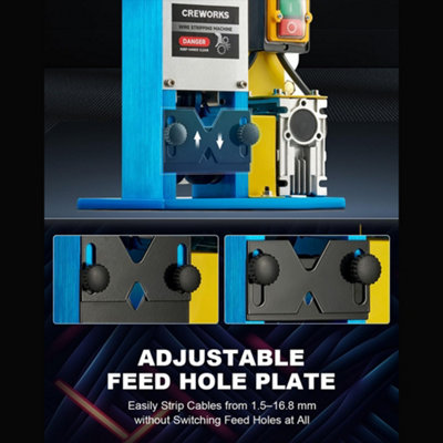 Powerful Electric Cable and Wire Stripping Machine 1 5mm to 25mm Capacity