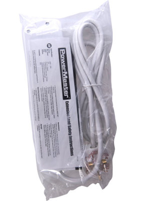 Powermaster Extension Lead with Individual Switches 4 Gang Sockets 13A ...