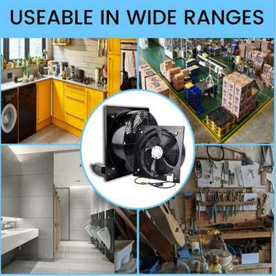 Powerstar Electricals FDA600 Heavy Duty Industrial Ventilating Exhaust ...