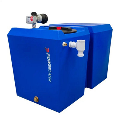 Powertank Rectangular - Fixed Speed - 500ltr - Mains Pressure Booster