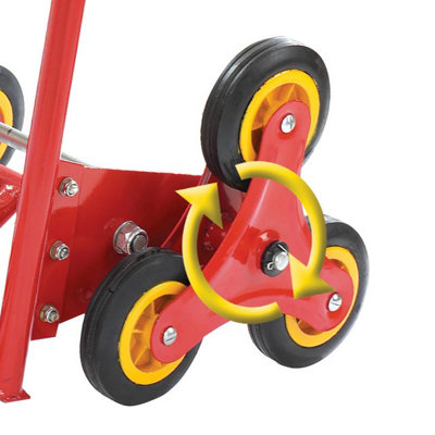 Powertek Tri-Truk - Trolley or Sack Truck with Foldable Metal Frame and ...
