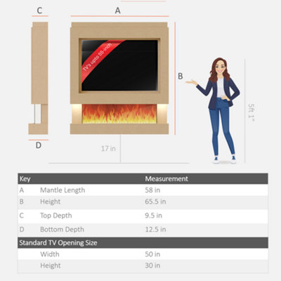 Pre-Built Media Wall Package 4 Including 44-inch Spectrum Series 3 ...
