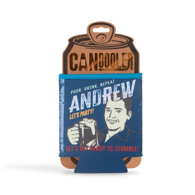 Pre-personalised Can Cooler Gift With Over 80 Popular Names and Themes ...
