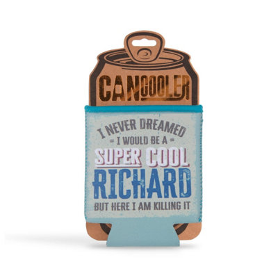 Pre-personalised Can Cooler Gift With Over 80 Popular Names and Themes ...