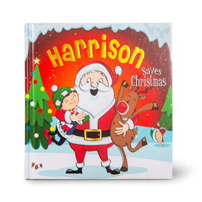 Pre-personalised Children's Christmas Storybook - Harrison - With 80 ...