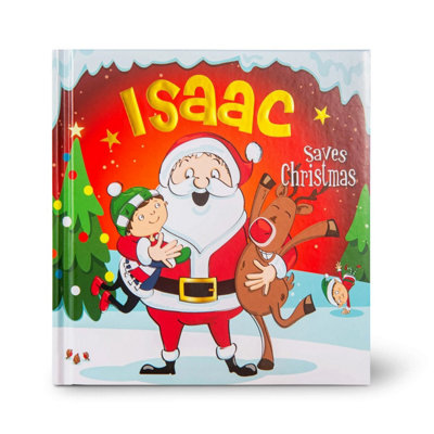 Pre-personalised Children's Christmas Storybook - Isaac - With 80 ...