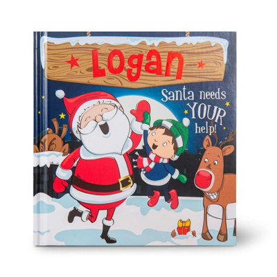 Pre-personalised Children's Christmas Storybook - Logan - With 80 ...