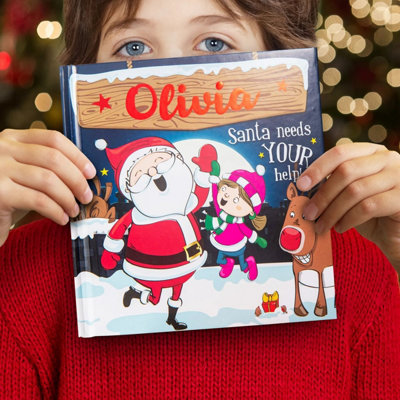 Pre-personalised Children's Christmas Storybook - Olivia - With 80 ...