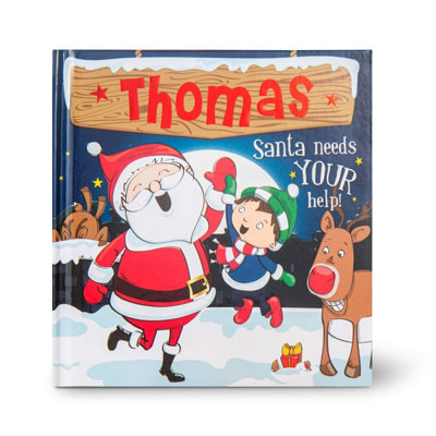 Pre-personalised Children's Christmas Storybook - Thomas - With 80 ...