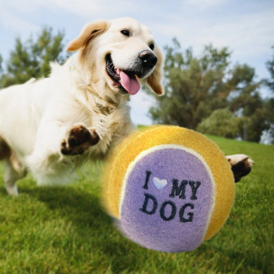 Pre-personalised Dog Ball Toy - Bella - Over 100 Options