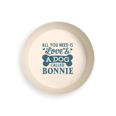 Pre-personalised Dog Bowl Featuring Popular Names, Breeds and Captions ...