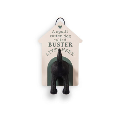 Pre Personalised Dog Lead Hook Buster
