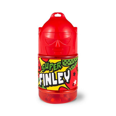 Pre-personalised Kid's Superhero Drinks Bottle - Finley - Choose From ...