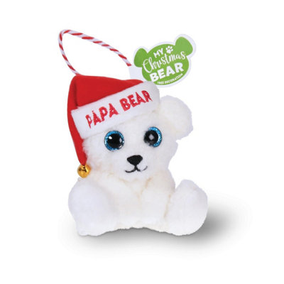 Pre-personalised My Christmas Bear Tree Decoration - Choose From Over ...