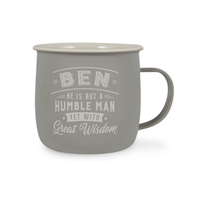 Pre-personalised Outdoor Mug - Ben - Over 100 Titles Available