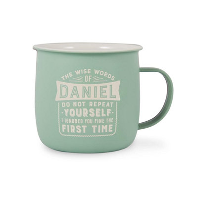 Pre-personalised Outdoor Mug - Daniel - Over 100 Titles Available