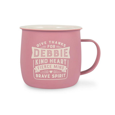 Pre-personalised Outdoor Mug - Debbie - Over 100 Titles Available