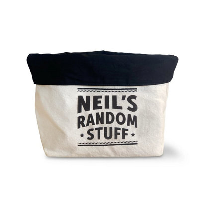 PRE-PERSONALISED TOP BLOKE STORAGE POUCH GIFT FOR TOOLS BITS AND PIECES ...