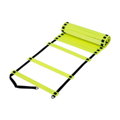 Precision Adjustable Agility Ladder Black/Yellow (One Size)