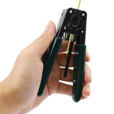 Precision Fiber Optic Stripper Stripping Tool FTTH Cable Plier Wire ...