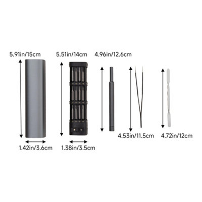 Precision Mini Screwdriver Set 46 in 1 in Storage Tool Case