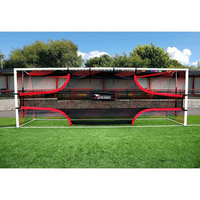 Precision Training Target Net Black/Red (24ft x 8ft)