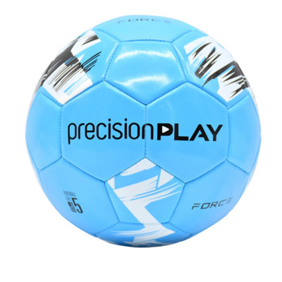 PrecisionPLAY Force Football Fluorescent Blue/White/Black (4)