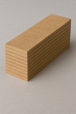 Precut MDF Panelling Strips 6mm x 500mm x 90mm Perfect Horizontal Bars ...