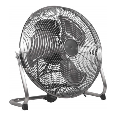 Prem-I-Air 60W 3 Speed 14-inch Floor Fan - Chrome - EH1866 | DIY at B&Q