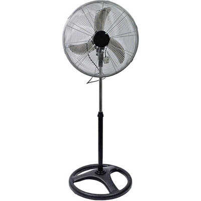Prem-I-Air 75W 3 Speed 18-inch Oscillating Pedestal Fan - Black/Silver ...
