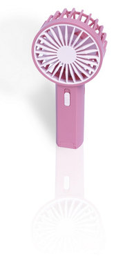 Prem-I-Air Mini USB Rechargeable Hand Held Fan With Strap | DIY at B&Q