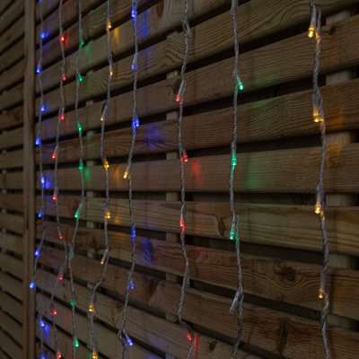 Premier 240 LED 1.5m x 2m Tall Cascading Waterfall Curtain Light ...