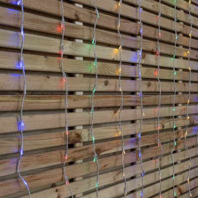 Premier 240 LED 1.5m x 2m Tall Cascading Waterfall Curtain Light ...