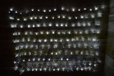 Premier 3.5m x 1.2m 360 LED Multi Action Christmas Net Window Light ...