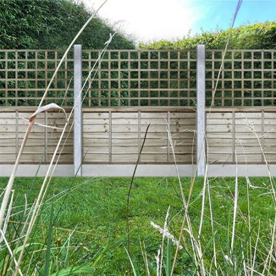 Premier Garden Supplies 10x Width: 6ft x Height: 3ft Flat Top Square ...