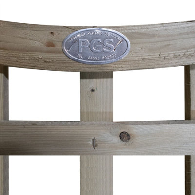 Buy Premier Garden Supplies 4x Width: 6ft x Height: 4ft Concave Top ...