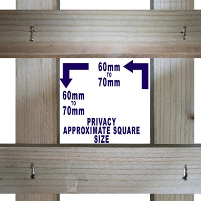 Premier Garden Supplies 4x Width: 6ft x Height: 6ft Flat Top Square ...