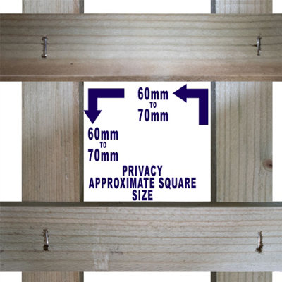 Premier Garden Supplies 5x Width: 6ft x Height: 3ft Arch Top Square ...
