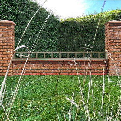 Premier Garden Supplies 8x Width: 6ft x Height: 0.5ft Flat Top Square ...