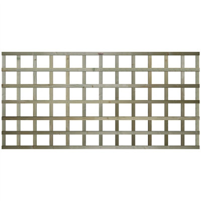 Premier Garden Supplies 8x Width: 6ft x Height: 3ft Flat Top Square ...