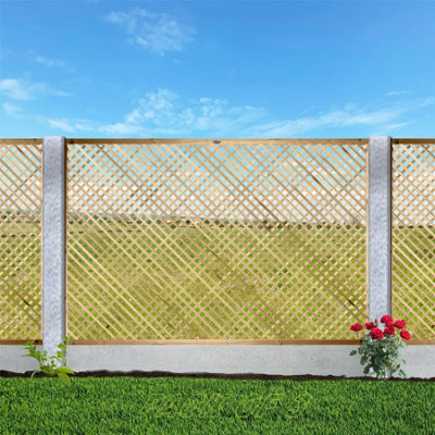 Premier Garden Supplies Elite Diamond Alderley Privacy Trellis (Pack of ...