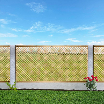 Premier Garden Supplies Elite Diamond Alderley Privacy Trellis (Pack of ...