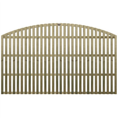 Premier Garden Supplies Florence Vertical Slatted (Pack of 9) Width ...