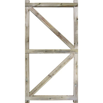 Premier Garden Supplies Heavy Duty H-Frame Feather Edge Gate 180cm (6ft ...