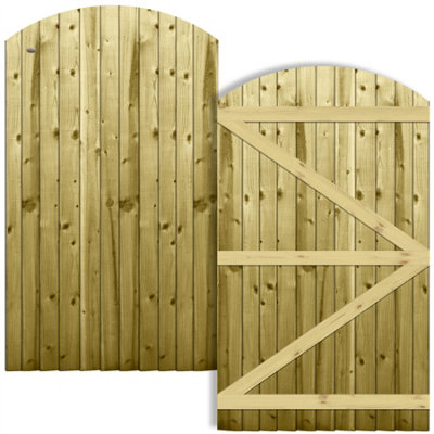 Premier Garden Supplies Pedestrian Gate 180cm (6ft) High x 105cm Wide ...