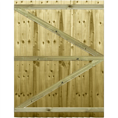 Premier Garden Supplies Pedestrian Gate 180cm (6ft) High x 135cm Wide ...