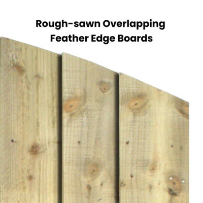 Premier Garden Supplies Pedestrian Gate 180cm (6ft) High x 75cm Wide ...