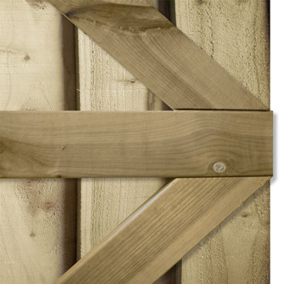 Premier Garden Supplies Pedestrian Gate 180cm (6ft) High x 75cm Wide ...