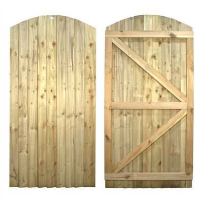 Premier Garden Supplies Pedestrian Gate 180cm (6ft) High x 90cm Wide ...