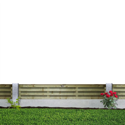 Premier Garden Supplies Roma Double Slotted (Pack of 3) Width: 6ft x ...